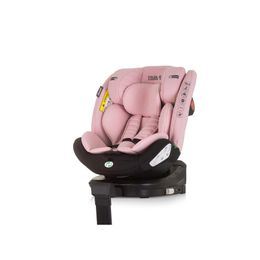 Chipolino Kindersitz Tourino i-Size (40-150cm) Isofix, höhenverstellbar, drehbar rosa