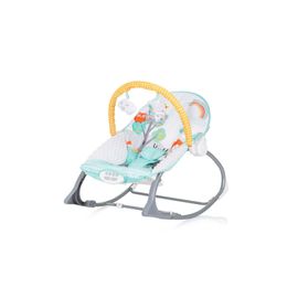 Chipolino Babywippe Melody 2 in 1 Gurt Musik Vibration Spieluhr Schaukelfunktion grün