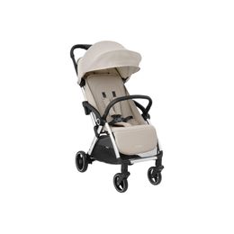 Kikkaboo Kinderwagen, Buggy Eden bis 22 kg Federung Regenschutz zusammenklappbar beige