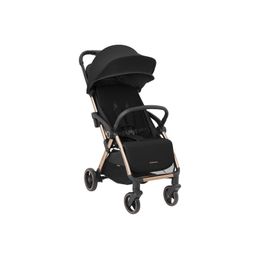 Kikkaboo Kinderwagen, Buggy Eden bis 22 kg Federung Regenschutz zusammenklappbar schwarz