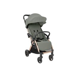 Kikkaboo Kinderwagen, Buggy Eden bis 22 kg Federung Regenschutz zusammenklappbar grün