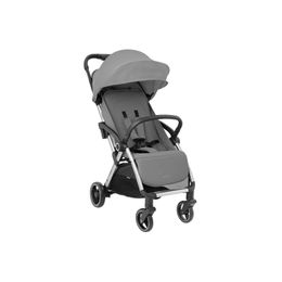 Kikkaboo Kinderwagen, Buggy Eden bis 22 kg Federung Regenschutz zusammenklappbar grau