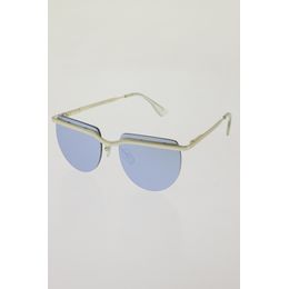 Le Specs Herren Sonnenbrille, silber, Gr.