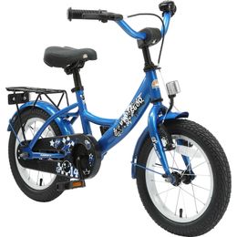 Kinderfahrrad Bikestar "Classic" Fahrräder Gr. 24cm, 14 Zoll (35,56cm), blau Kinder