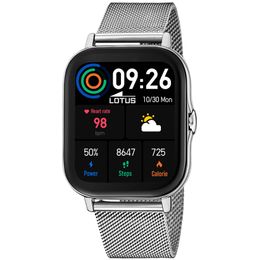 Smartwatch Lotus "50044/1" Smartwatches silberfarben Smartwatch Armbanduhr, Herrenuhr, Edelstahlarmband, Schrittzähler, Geschenkidee