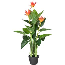 Kunstpflanze Creativ green "Guzmania", orange, H:105cm, Kunststoff, Kunstpflanzen