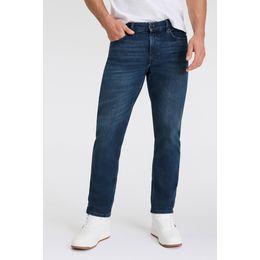 Regular-fit-Jeans BOSS Orange "TROY BO" Gr. 33, Länge 30, blau (navy419) Herren Jeans 5-Pocket-Form