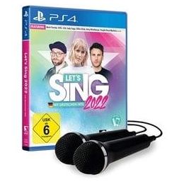 Sony Let's Sing 2022 mit deutschen Hits mit 2 Mikros - PS4