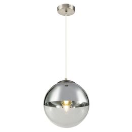 Globo Lighting - VARUS - Hängeleuchte Metall Nickel matt, 1x E27