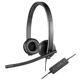 Logitech Verkabelt Kopfhörer Kopfbügel Noise Cancelling Microphone Mit Mikrofon Stereo H570e Schwarz