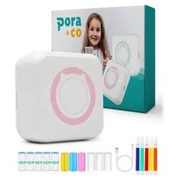 Pora&co Mini printer voor mobiel, roze | ✔️ vorübergehende preissenkung