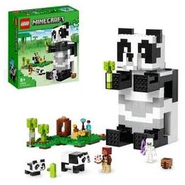 Konstruktionsspielsteine Lego "Das Pandahaus (21245), Lego Minecraft" Spielbausteine bunt Kinder Made in Europe