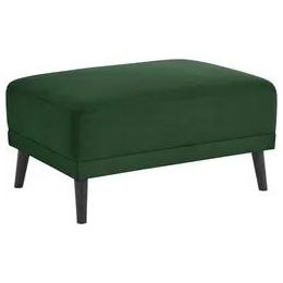 Polsterhocker Inosign Hocker Gr. B/H/T: 86cm x 45cm x 60cm, Samtvelours, grün (flaschengrün) passendes Schlafsofa verfügbar, Federkern-Polsterung