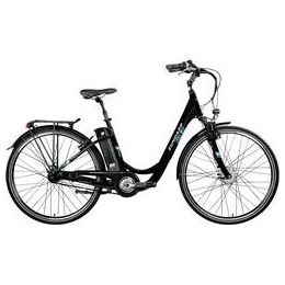 Zündapp E-Bike ZÜNDAPP "Green 3.7" E-Bikes Gr. 48cm, 28 Zoll (71,12cm), schwarz (blau, schwarz) Pedelec, Elektrofahrrad für Damen u. Herren