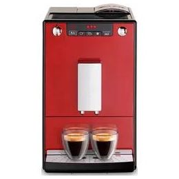 Melitta Kaffeevollautomat "Solo E950-204, chili-red" Kaffeevollautomaten Perfekt für Café crème & Espresso, nur 20cm breit rot (chili red)