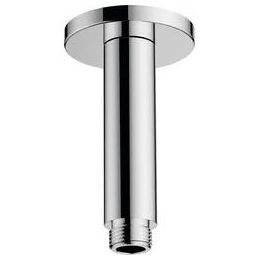 Deckenanschlussrohr Hansgrohe "Vernis Blend" Rohre silberfarben (chrom) 10 cm