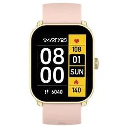 Smartwatch SMARTY 2.0 "Smarty 2.0" Smartwatches rosa (rosa-schwarz)