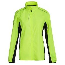 Laufjacke ELITE LAB "Shell X1 Elite" Gr. 42, gelb (neongelb) Damen Jacken mit wasser- und winddichtem Komfort