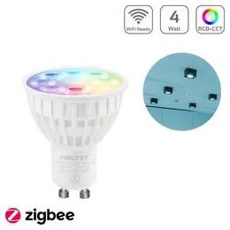 MiBoxer Zigbee 3.0 + 2.4GHz RGB+CCT LED Spot 4W GU10 FUT103ZR