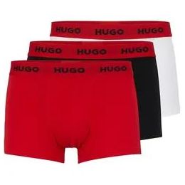 Trunk Hugo UNDERWEAR "TRUNK TRIPLET PACK" Gr. XL (54), bunt (open miscellaneous 972) Herren Unterhosen