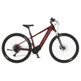 E-Bike Fischer FAHRRAD "MONTIS 7.0I 630" E-Bikes Gr. 46cm, 29 Zoll (73,66cm), rot (purpurrot) Pedelec, Elektrofahrrad für Damen u. Herren, MTB