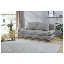 Jockenhöfer Schlafsofa JOCKENHÖFER GRUPPE "Yann" Sofas Gr. B/T: 198cm x 92cm, Feinstruktur, grau 2-Sitzer-Sofa Schlafsofa inklusive Bettfunktion, StauraumBettkasten, verstellbare Armlehnen Bestseller