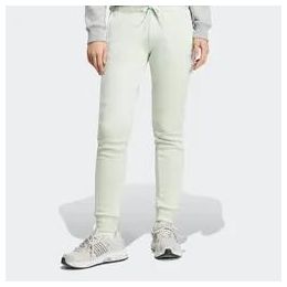 Mendler Sporthose ADIDAS SPORTSWEAR "W 3S FL C PT", Damen, Gr. L, N-Gr, grün (linen grün), Obermaterial: 78% Baumwolle, 22% Polyester, sportlich, Hosen