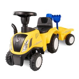 Rutschauto Traktor New Holland mit Anhänger, blau