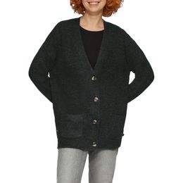 Strickjacke QS Gr. M, schwarz Damen Strickjacken mit Taschen