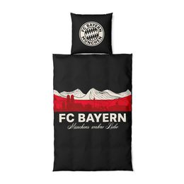 FC Bayern München FC Bayern Bettwäsche Autumn Collection - Schwarz