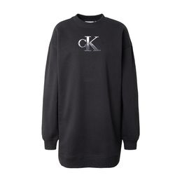Calvin Klein Jeans Kleid Damen Größe 40 grau / schwarz Winterkleid