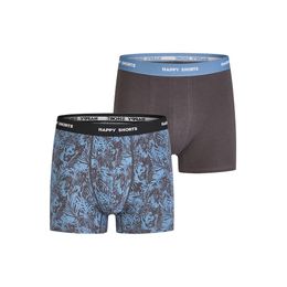 Happy Shorts Boxer shorts ' Oktober ' male Blue, Brown size L