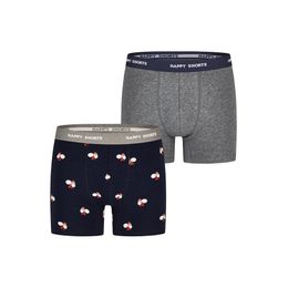 Happy Shorts Boxer shorts 'Xmas' male Grey, Black size L