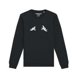 Watapparel Sweatshirt 'Space love' male Black size XXXL