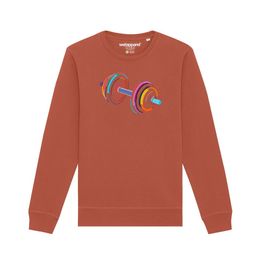 Watapparel Sweatshirt ' 80s Hantel ' male Brown size M