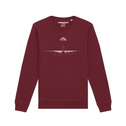 Watapparel Sweatshirt 'Lost in space' male Red size 5XL
