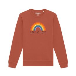 Watapparel Sweatshirt ' Love is Love ' male Brown size S
