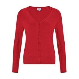 CASH-MERE.CH Kaschmir Strickjacke Damen Gr&ouml;&szlig;e XS rot