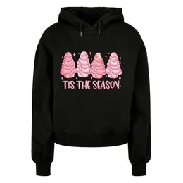F4NT4STIC Sweatshirt 'Pink CHristmas Cake Tis The Season' female Black size S