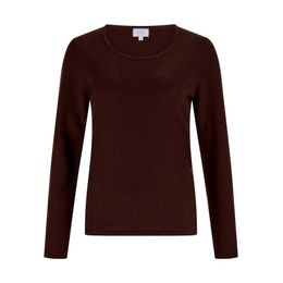 CASH-MERE.CH Kaschmir Pullover Damen Gr&ouml;&szlig;e XS dunkelbraun