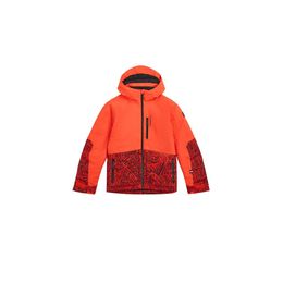 O`Neill O'NEILL Sportjacke Jungen Gr&ouml;&szlig;e 176 neonorange / rot / schwarz