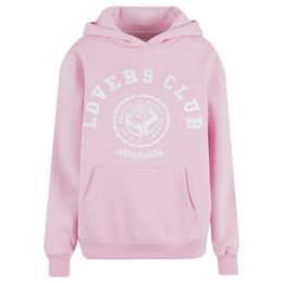 Miss Tee Sweatshirt 'Lovers Club' Damen Gr&ouml;&szlig;e XL rosa / wei&szlig;