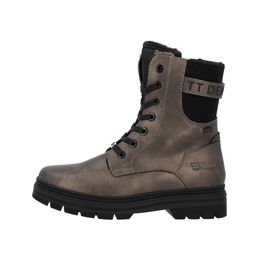 Tom Tailor Schn&uuml;rstiefelette Damen Gr&ouml;&szlig;e 41 dunkelgrau Winterschuhe