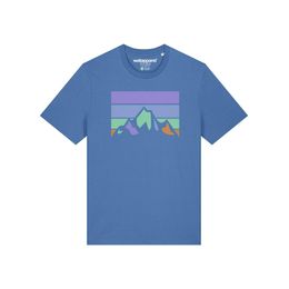 Watapparel Shirt 'Retro Landscape' male Blue size S