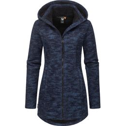 Ragwear Strickjacke 'Leysha' Damen Gr&ouml;&szlig;e 6XL navy / schwarz