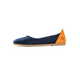 Baabuk Ballerinas 'Wool Blacky' Damen Gr&ouml;&szlig;e 38 blau