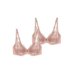Triumph Bra 'Wild Peony Florale' female Pink size 90