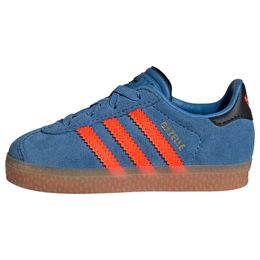 adidas originals Sneaker 'Gazelle' Jungen Größe 26.5 blau / gold / rot / schwarz