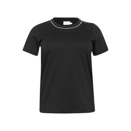 Kaffe CURVE Shirt 'KC Viana' Damen Gr&ouml;&szlig;e L schwarz / wei&szlig;