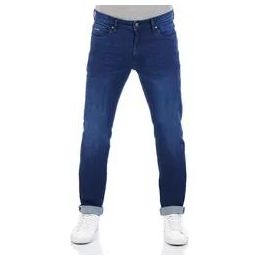 DENIMFY Jeans Herren Stretch Straight Fit DFMiro Straight Fit Normaler Bund Reißverschluss L 32